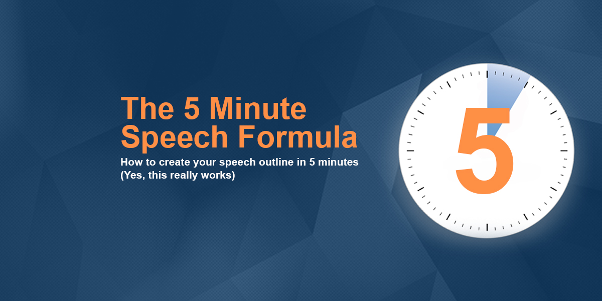 The Five Minute Speech Formula Brian Tracy International